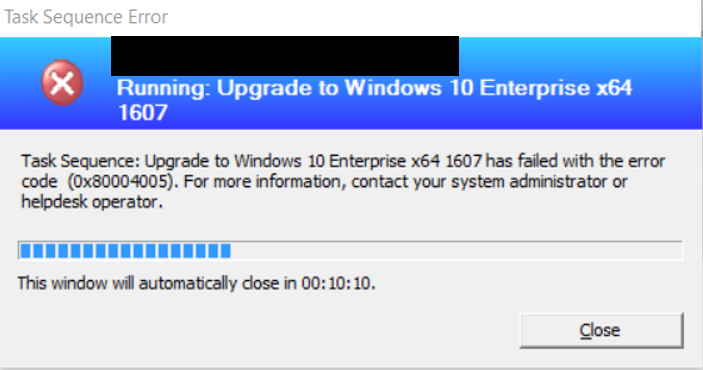 Animus Prime Sccm Task Sequence Error 0x400516389