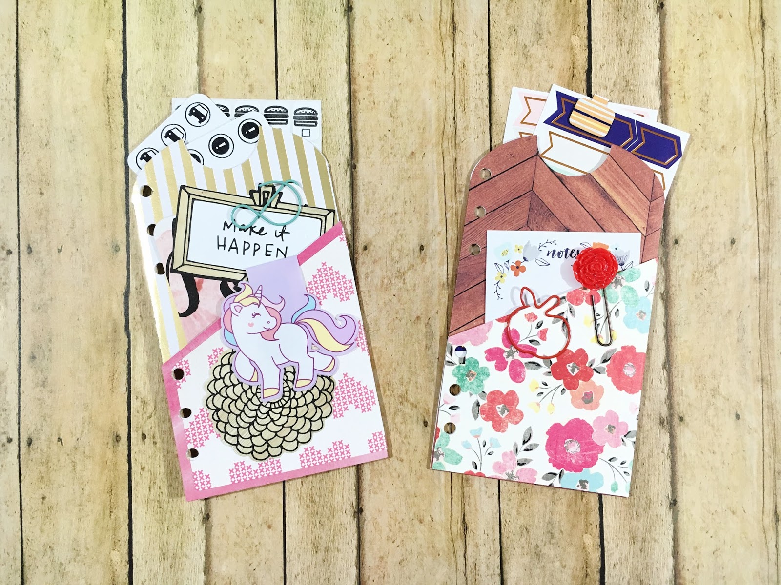 five sixteenths blog: Make it Monday // DIY Planner Pocket