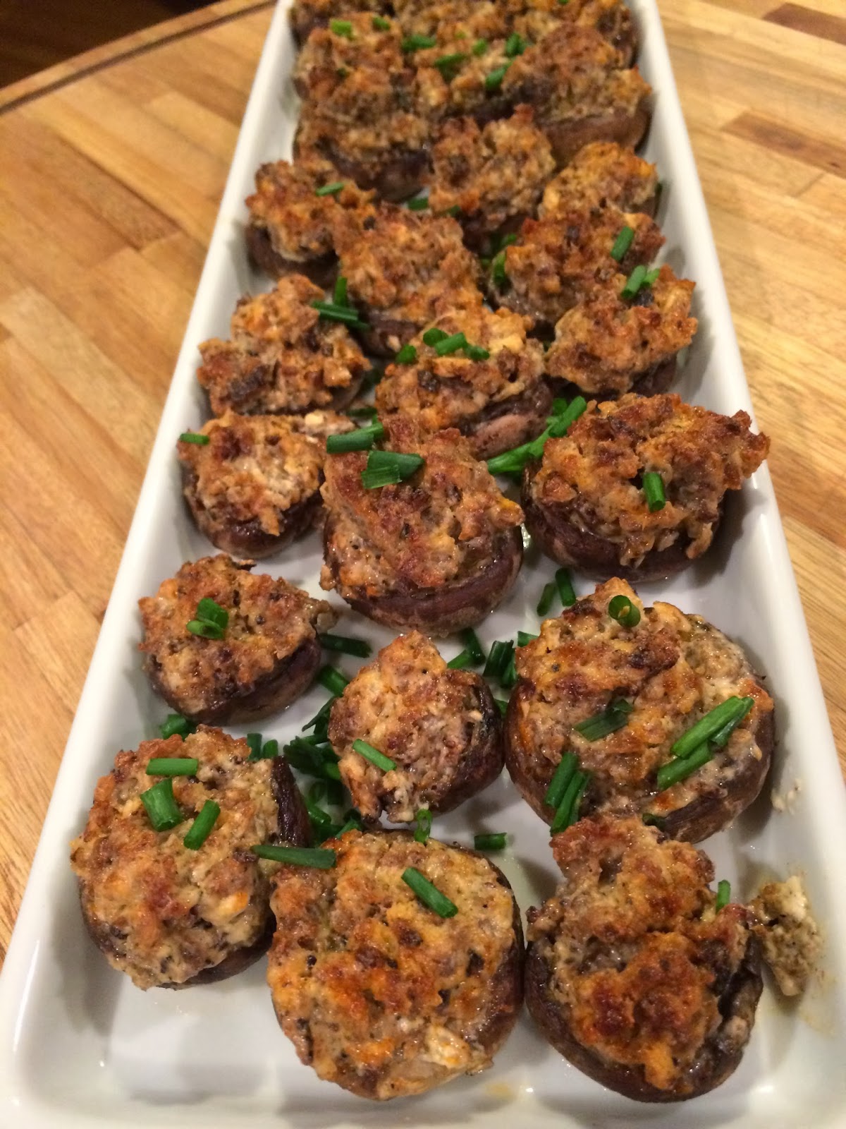 Dream Home Cooking Girl: Super simple stuffed mushrooms...a last minute ...