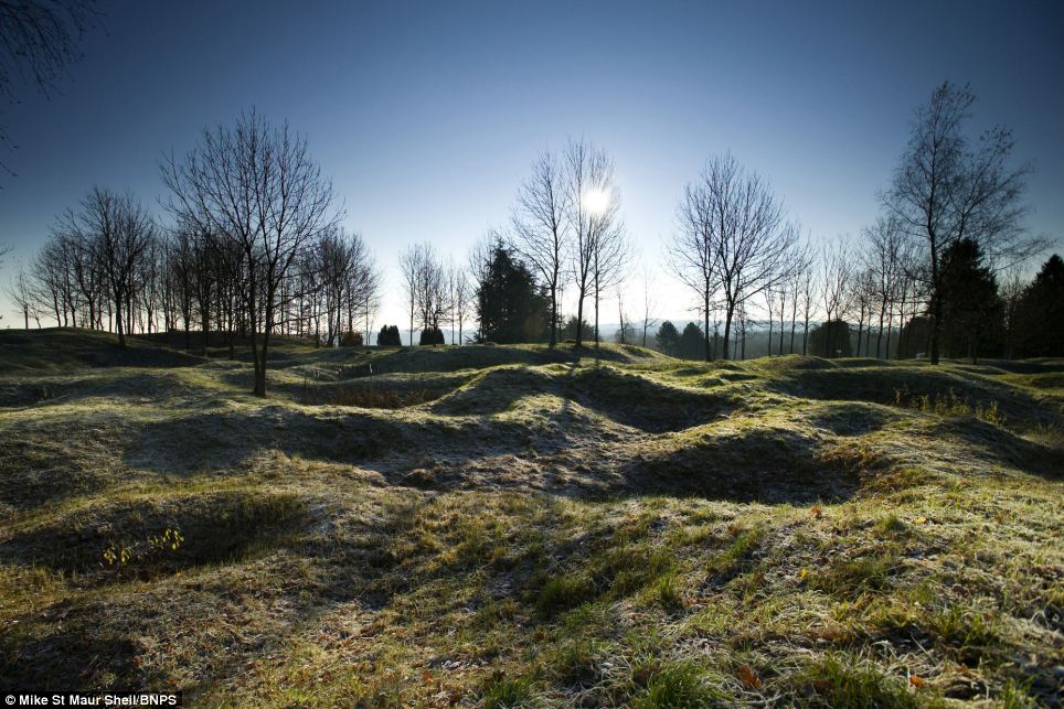 Amazing pictures of landscape still scarred by WWI