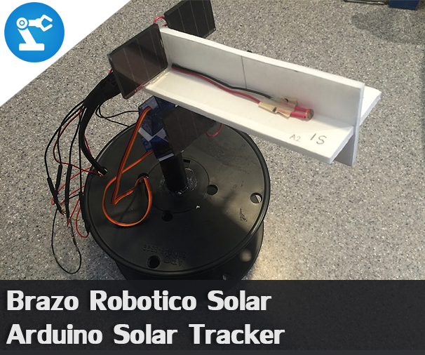 Seguidor Solar (Brazo robotico solar) - Atomo Technologies