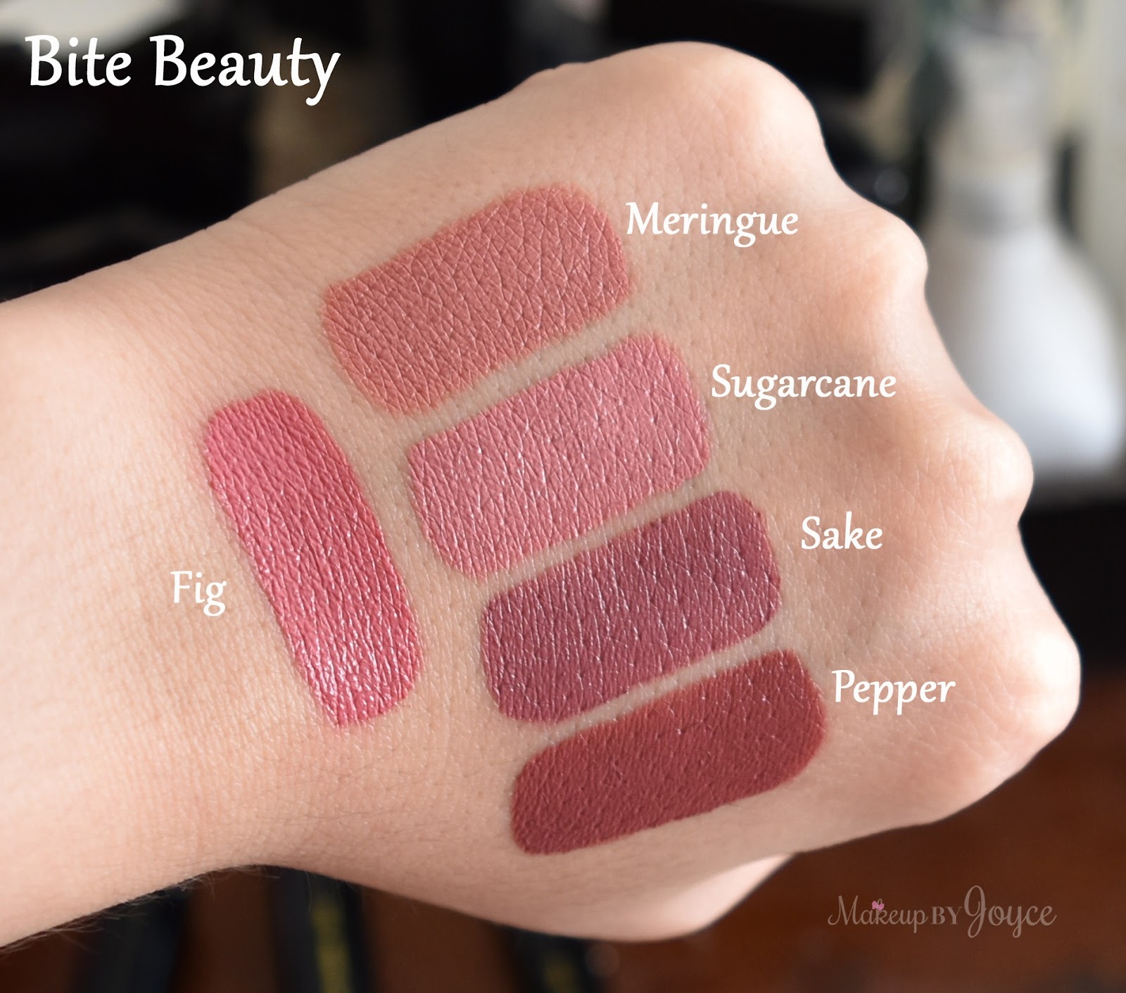 MakeupByJoyce ** !: Swatches + Review: Bite Beauty Amuse Bouche ...