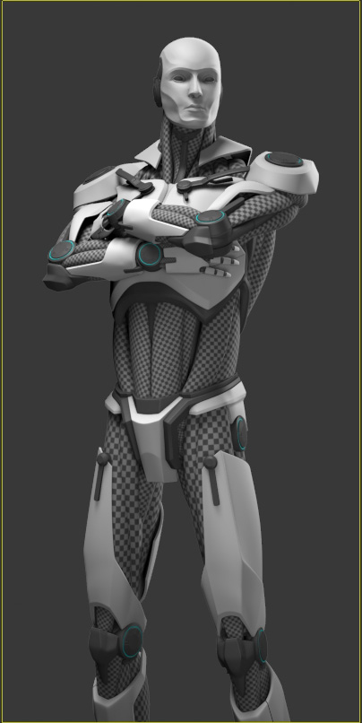 Piranha: Robot / 3d model / Eset nod32