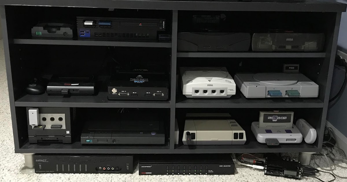 Retro Gamer Randomness: My Console Setup 2019