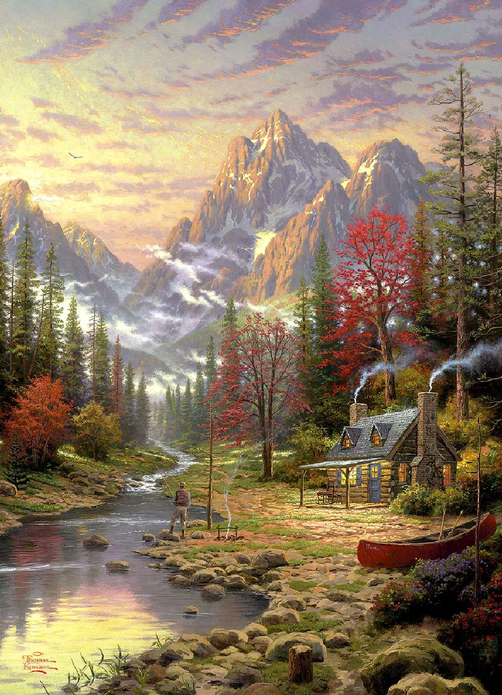 Selección de Paisajes variados de Thomas Kinkade