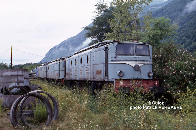 LA PASSION DU TRAIN: Les Archives du 06 Février 2018 : 2D2 5400 à Culoz