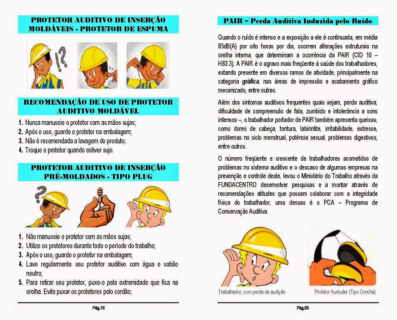 Esperando Eu Voltar: CARTILHA ORIENTATIVA - AGENTE FÍSICO - RUÍDO