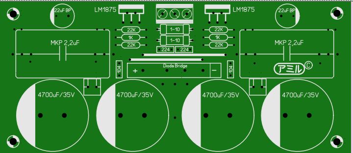 Berasi Blog: LM1875 PCB Layout Ver.5