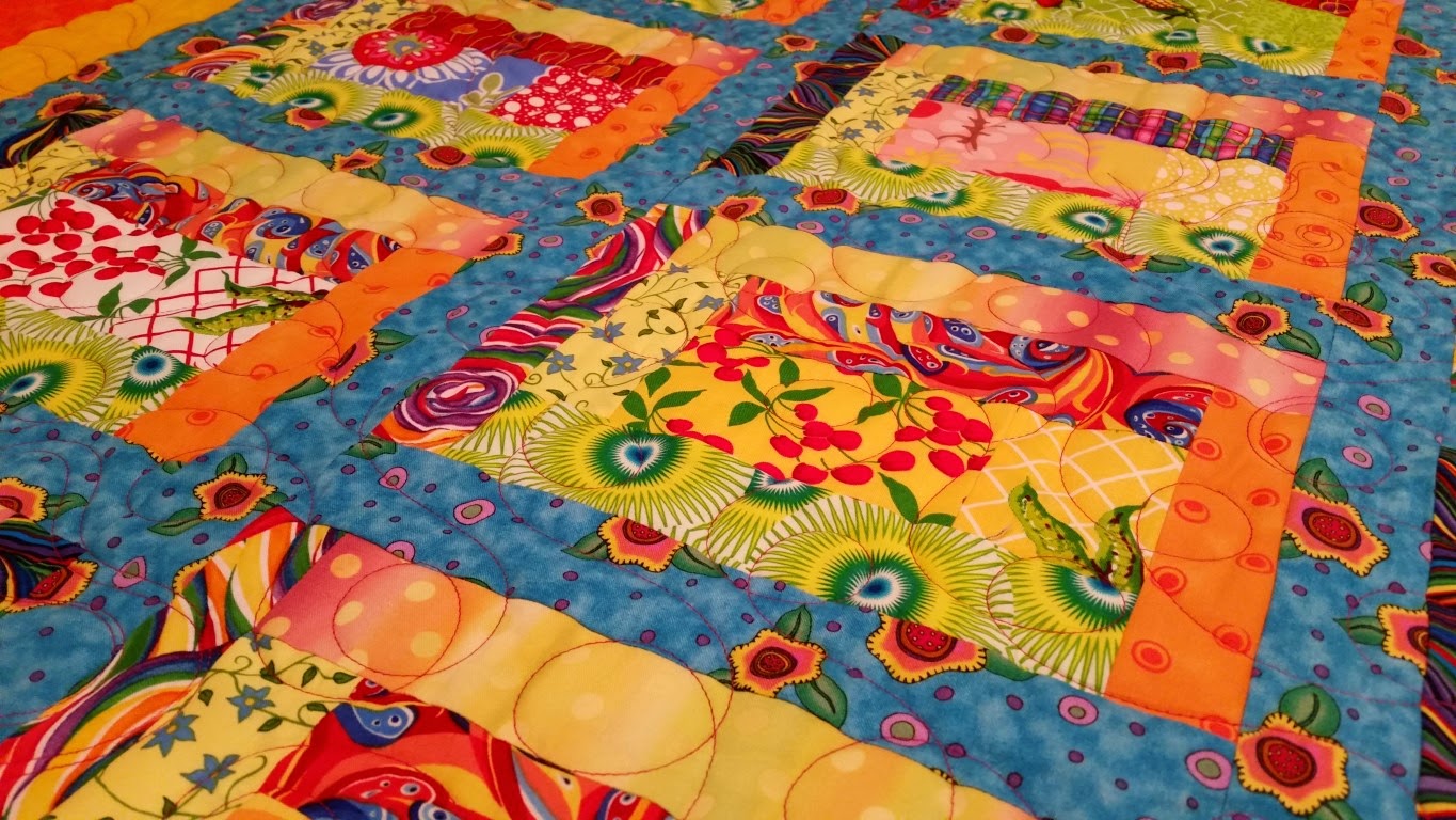 Crafty Sewing & Quilting: My String Bean Quilt for Pat Sloan's Challenge