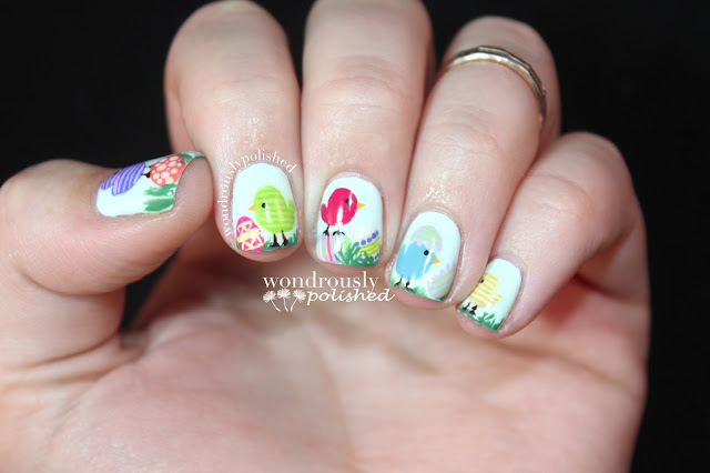 Wondrously Polished: Spring/Easter Nail Art!