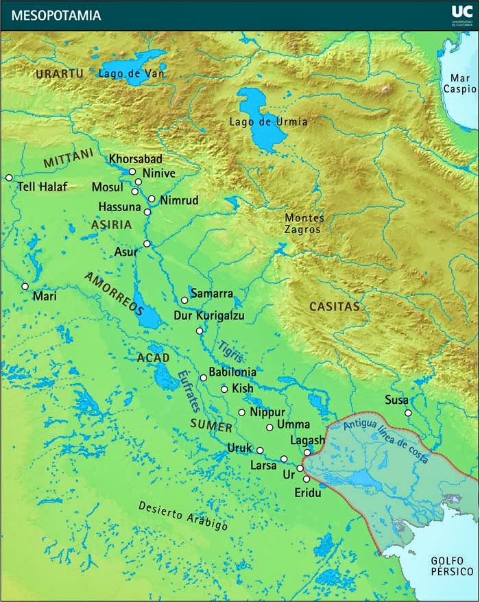 Mesopotamia Mapa