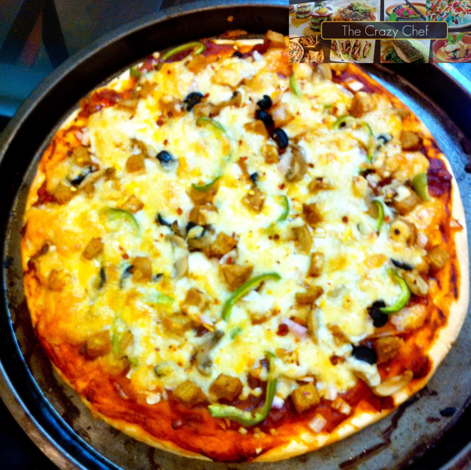 The Crazy Chef: Chicken Tikka Pizza