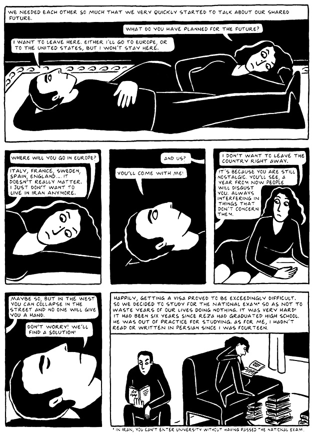 Read Persepolis 2, Section 13: The Exam, Page 126