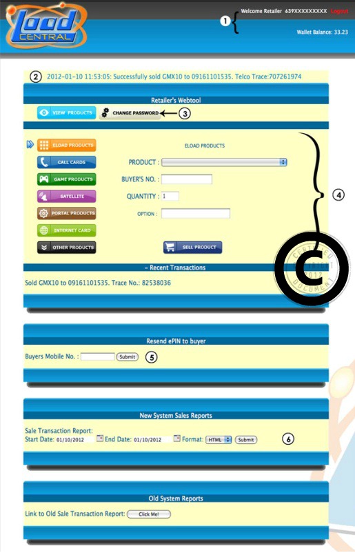 LoadCentral Retailer Webtool Manual - LoadCentral Philippines