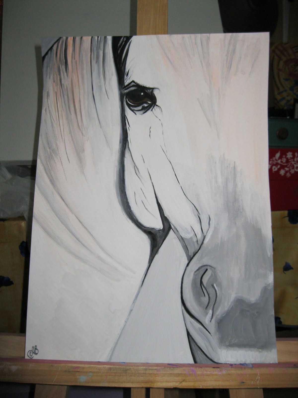 "ARTE DIEM": CORCEL BLANCO