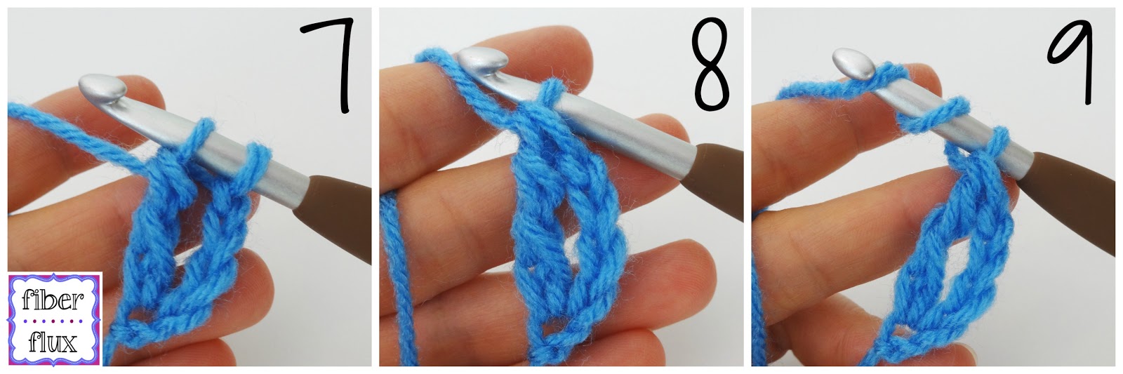 Fiber Flux: How to Crochet the Foundation Treble Crochet Stitch (ftr ...