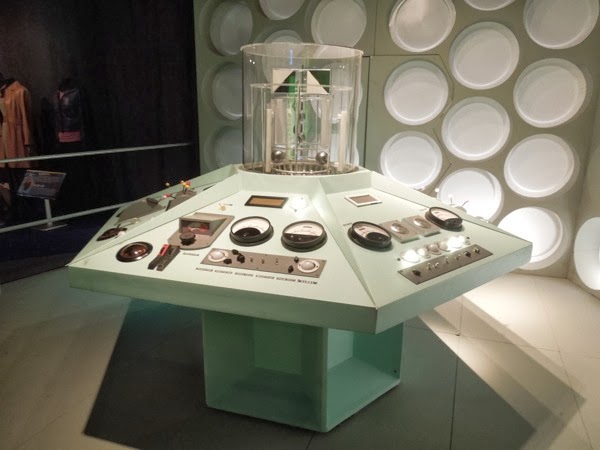 TARDIS control rooms from Doctor Who on display... - domesticjenni