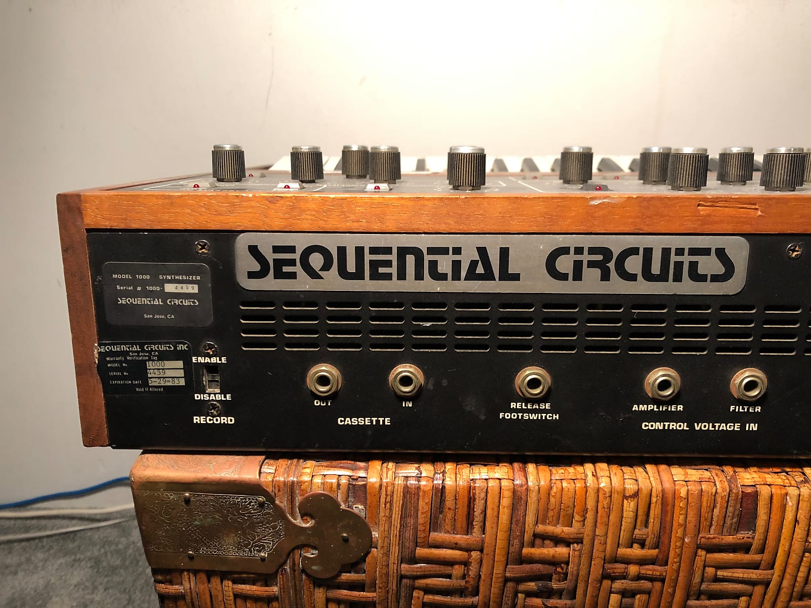 MATRIXSYNTH: Sequential Circuits Prophet 5 Rev 3.3 SN 4459