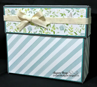 Create with Alyson: Chelsea Gardens Folding Card Box