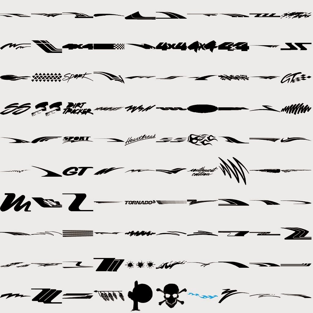 Contoh Desain Cutting Sticker ~ Jual 10.000 Desain Cutting Sticker