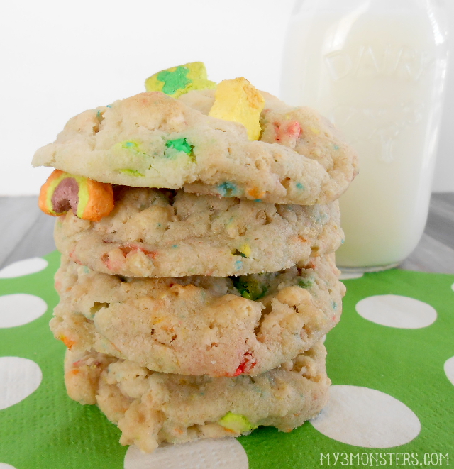 My 3 Monsters: Lucky Charms Cookies{They're Magically Delicious . . .}