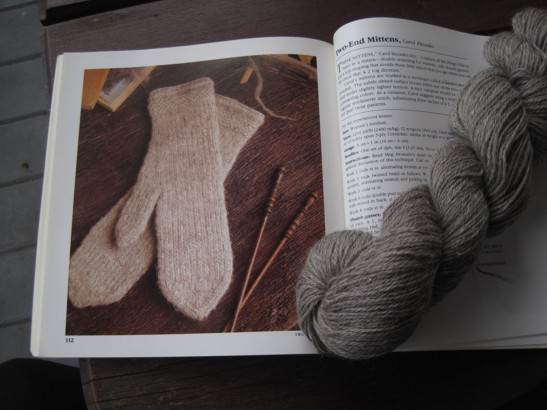 I twined a little mitten