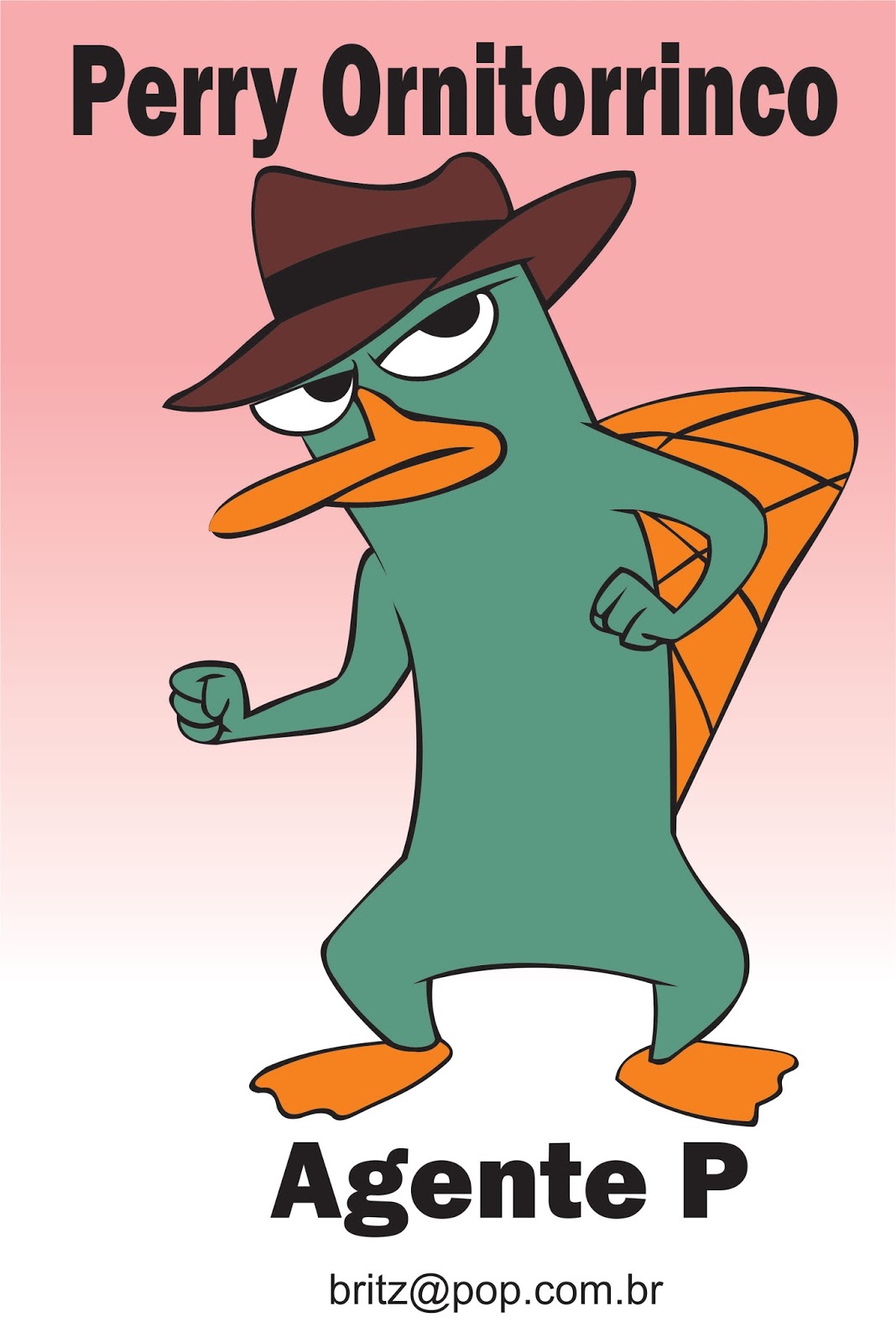 Vetor CDR Free: Perry Ornitorrinco