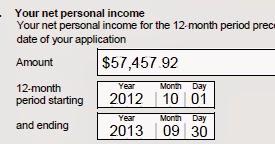 Sponsorship Evaluation [IMM 5481] - Net personal income