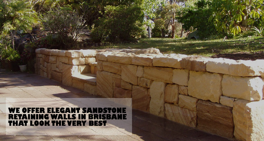We Provide Stylish Sandstone Retaining Walls in Brisbane that Look the Best