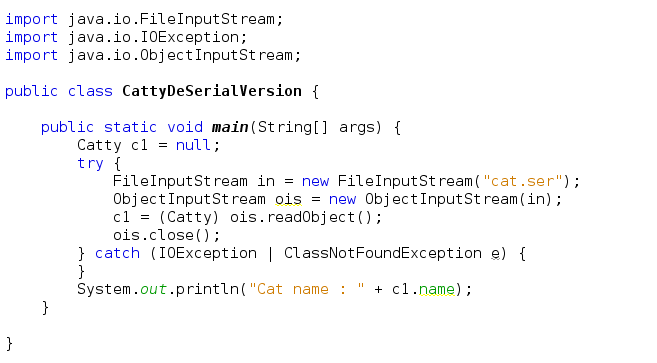 Java-Latte: Serialization in Java