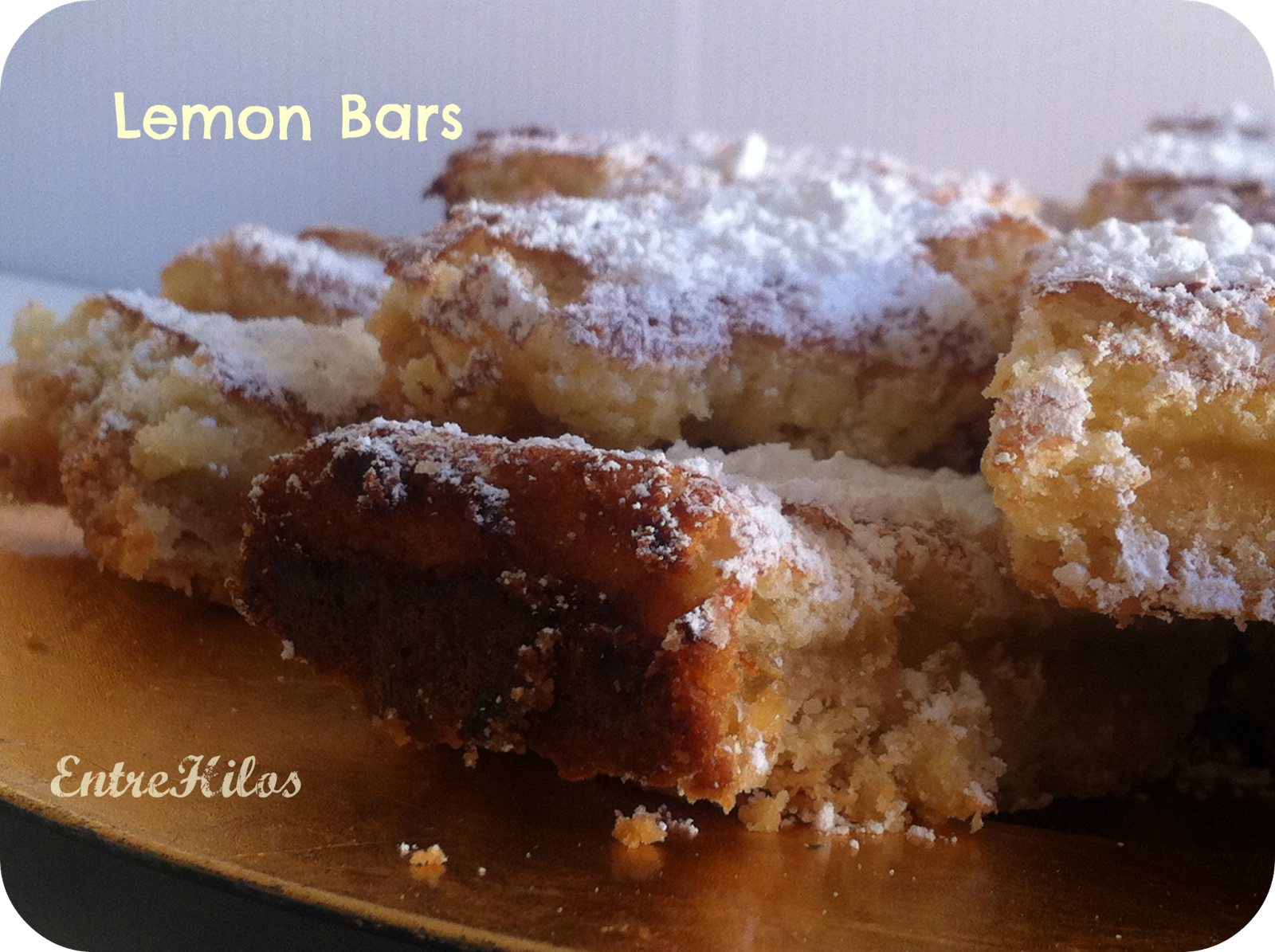 EntreHilos y algo más: Lemon Bars ó Barritas de Limón