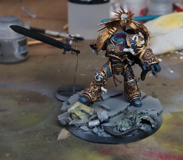 40k Hobby Blog: Base Test For Guilliman