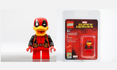 The Blot Says...: SDCC 2017 Exclusive Deadpool Duck Marvel LEGO Mini Figure