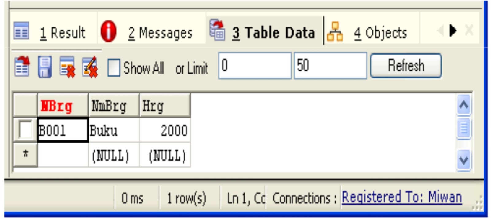 Implementasi Basis Data Menggunakan SQLYog (MySQL GUI) ~ Information Technology