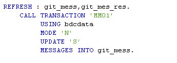 SAP ABAP: BDC using CALL TRANSACTION METHOD in SAP ABAP