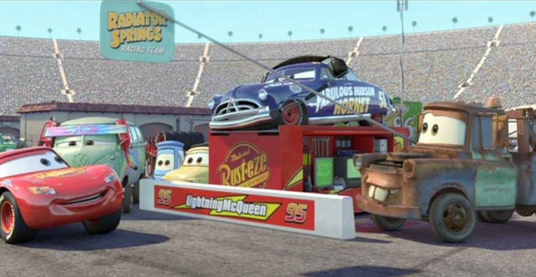 Dan the Pixar Fan: Cars: Mater with Sign