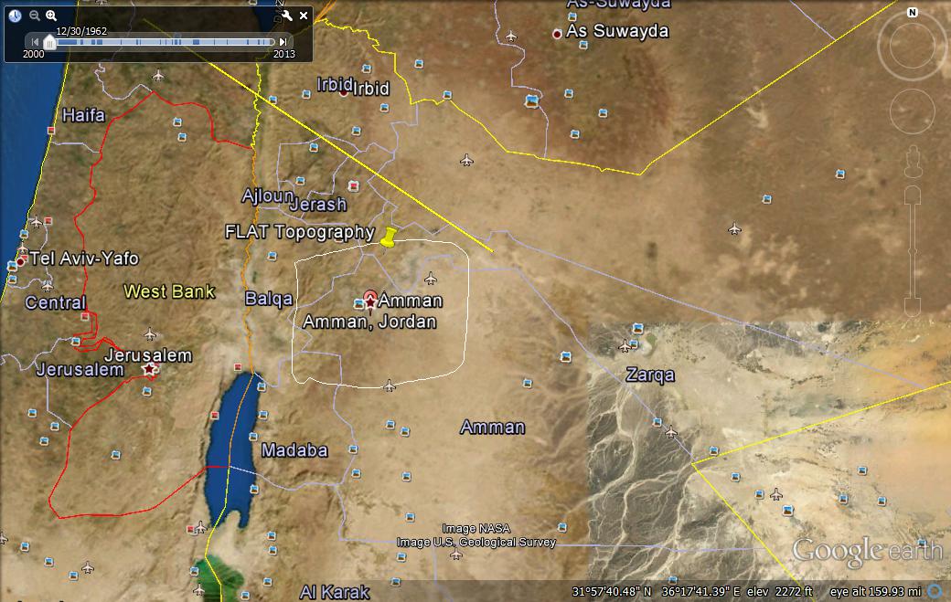 ENB 150: Topo Map of Amman, Jordan