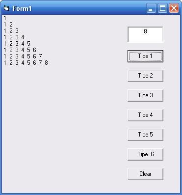 Contoh-Contoh Looping Pada Visual Basic