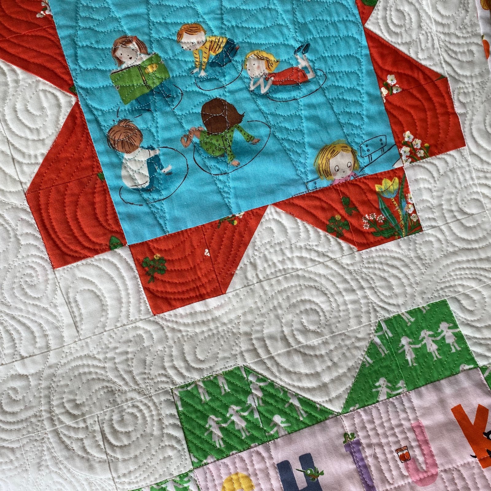 Quilting Mod : Teacher's Quilt: Quilting