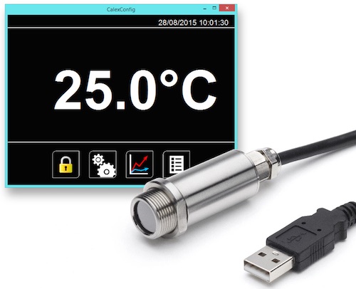 Read-out Instrumentation Signpost: USB Infra-red temperature sensor.