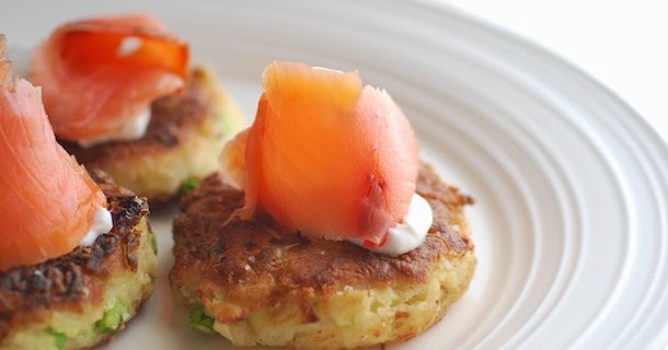 Colcannon Cakes with Smoked Salmon (Fried Mashed Potato Cakes) - Always ...