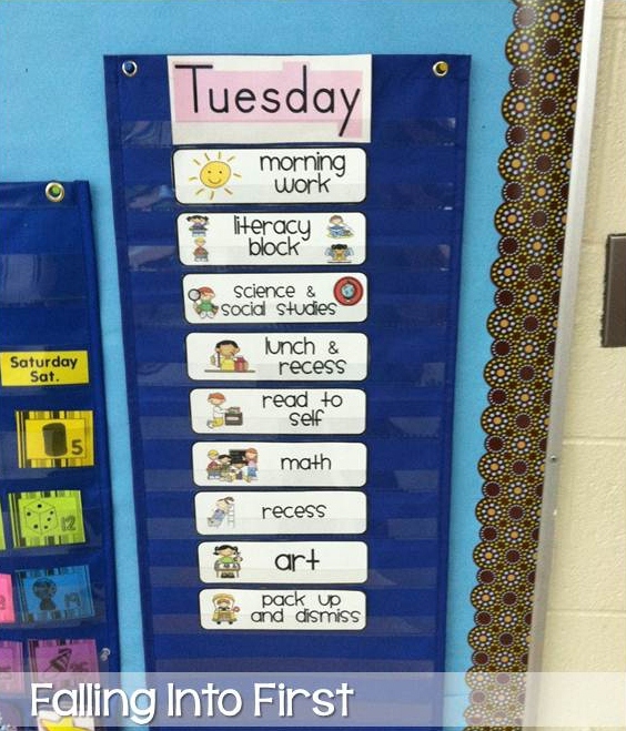 Team Teaching Tuesday- Schedules | Falling into First