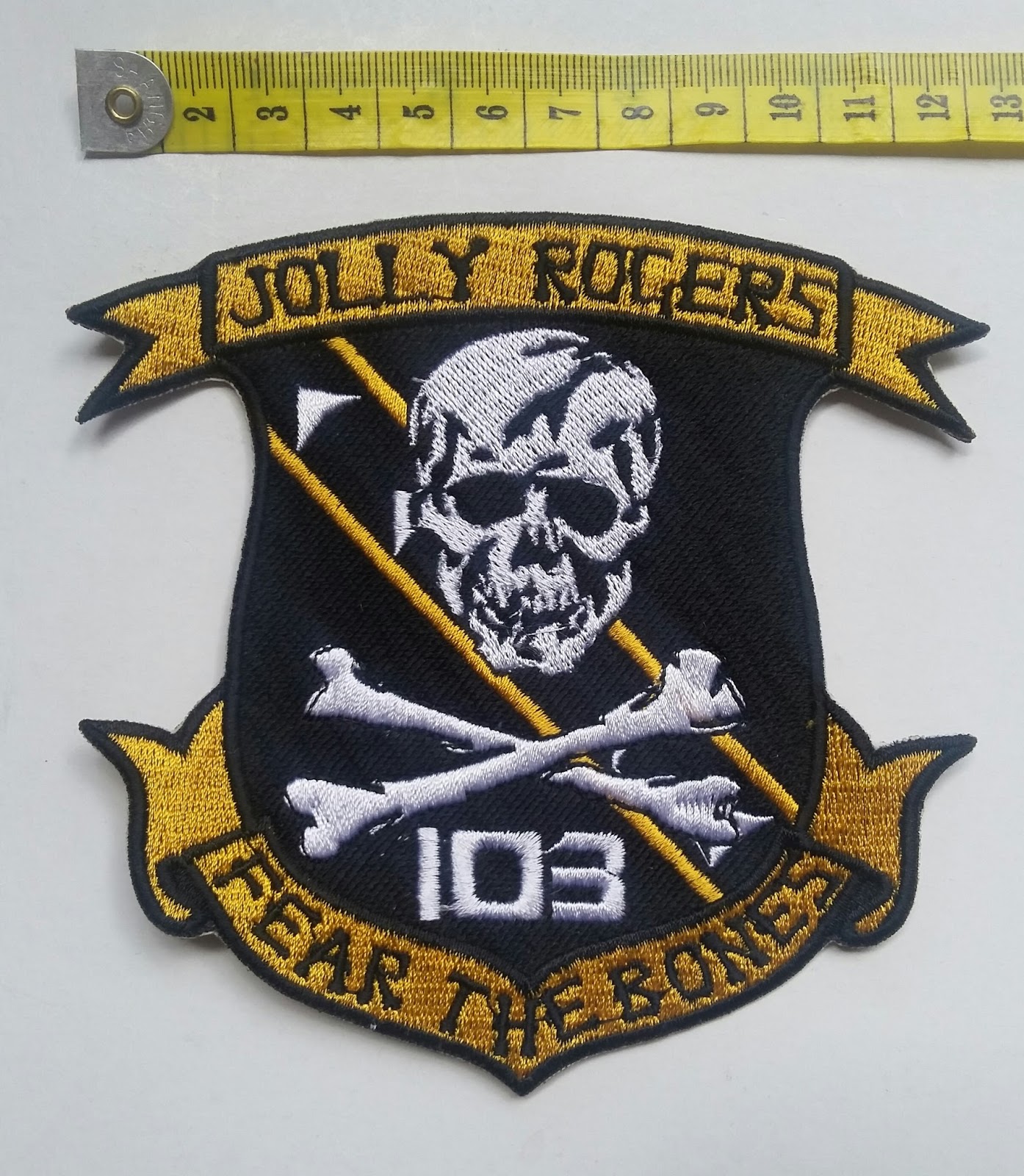 Armia Shop - Diecast & Militaria: Patch Bordir VF103 Jolly Rogers F18 ...