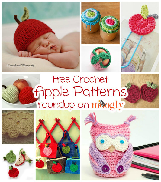 Awesome Apples! 10 Free Crochet Patterns | Fiber Flux...Adventures in ...
