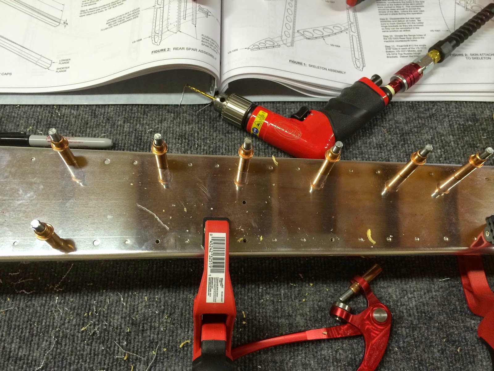 Cliff's RV-10 Blog: Vertical Stabilizer Construction