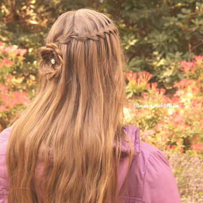 Miriam's Vlecht Lessen (Miriam's braiding instructions): Waterfall braid