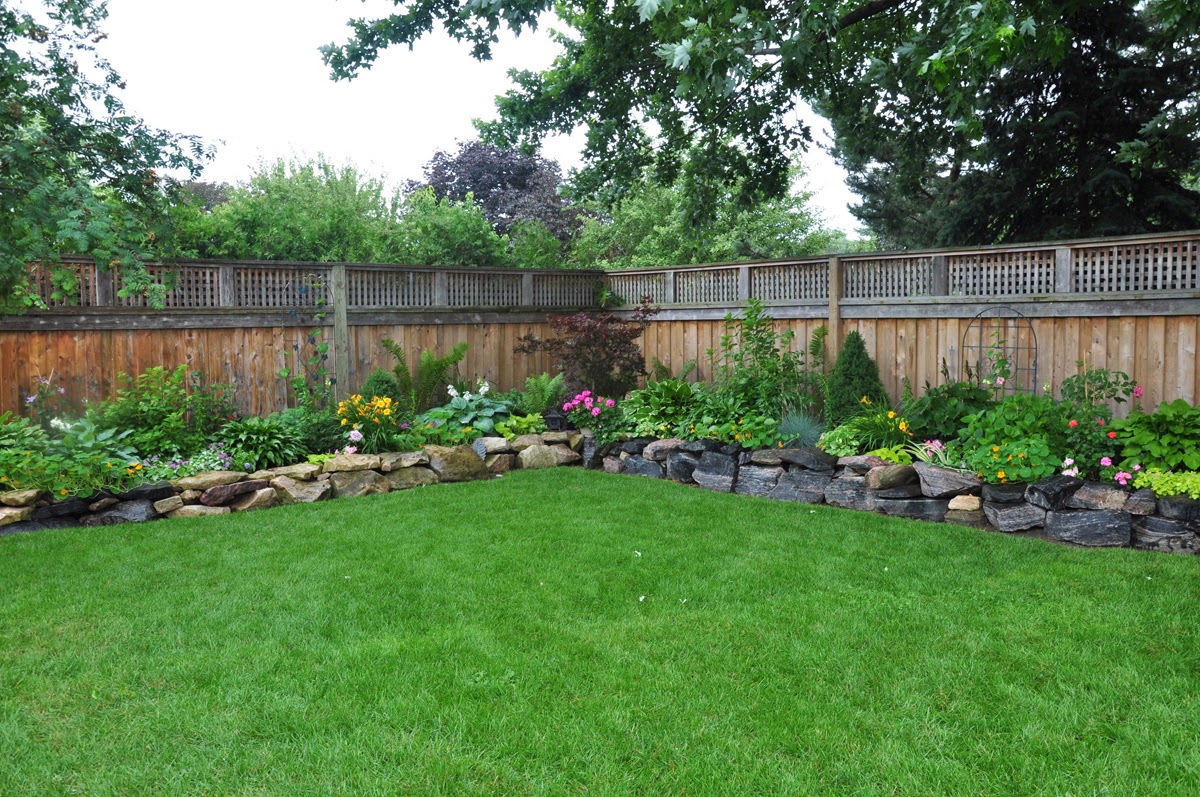 Three Dogs in a Garden: Using Lines to Advantage in a Garden Setting