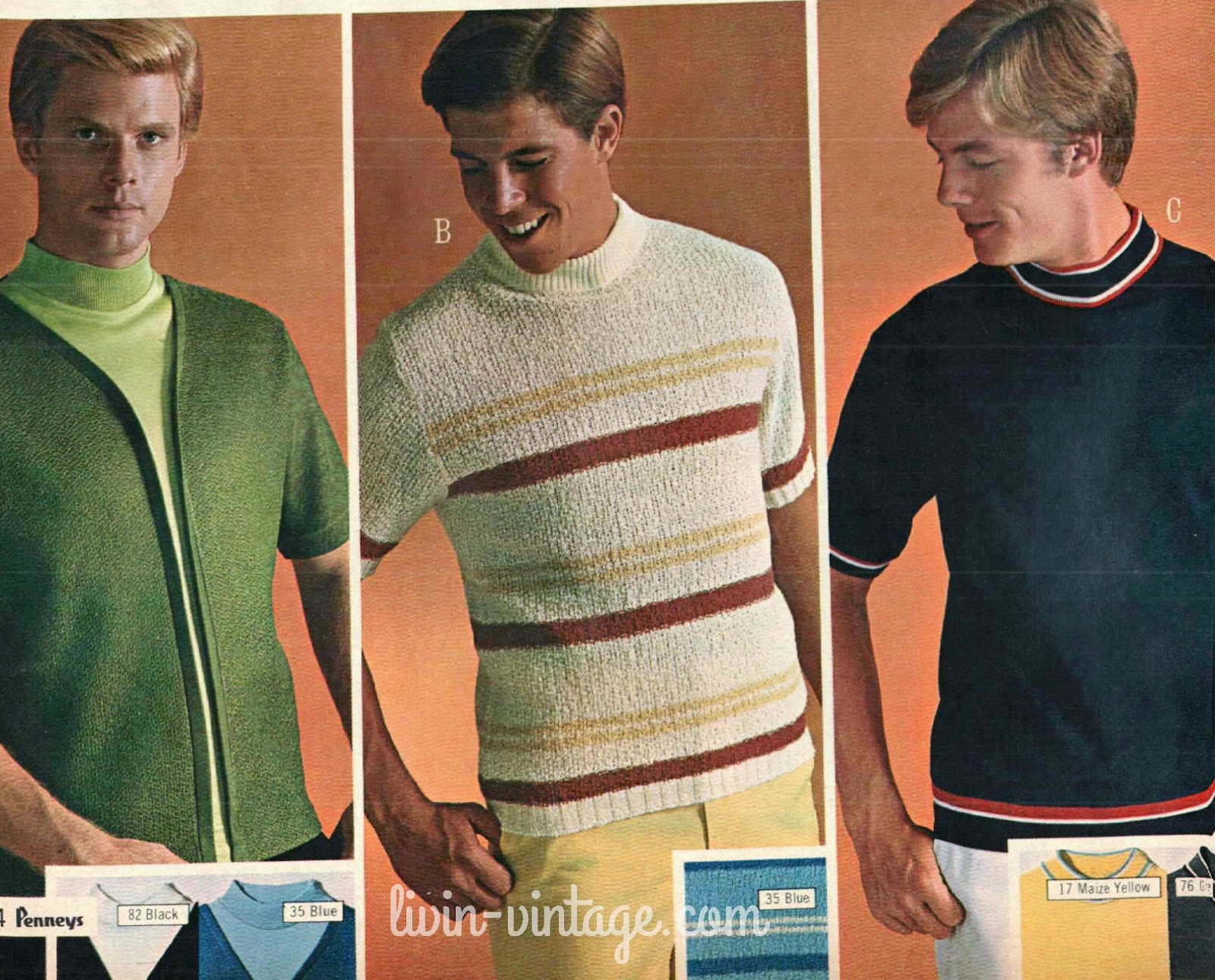 livin vintage: 1969 Mens Fashions via JC Penny's