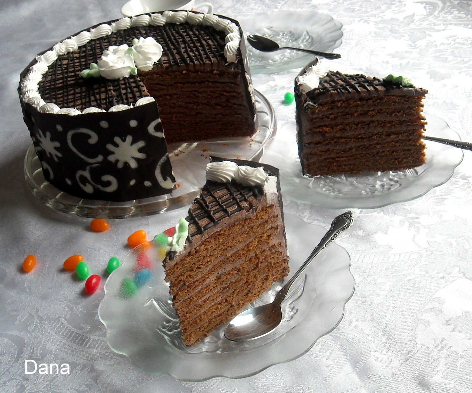 Danina kuhinja: Čokoladna fancy lady torta