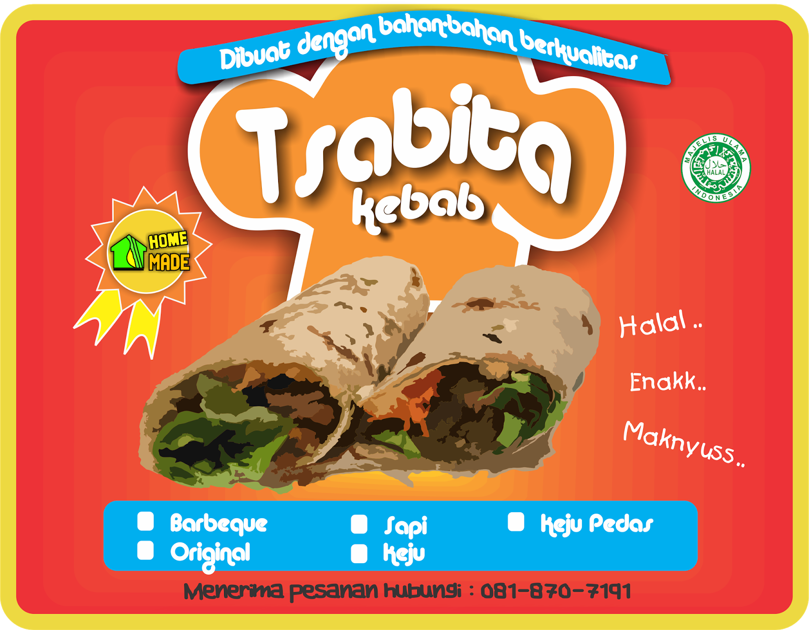 Enjoy and Easy: Desain Stiker Wadah Makanan